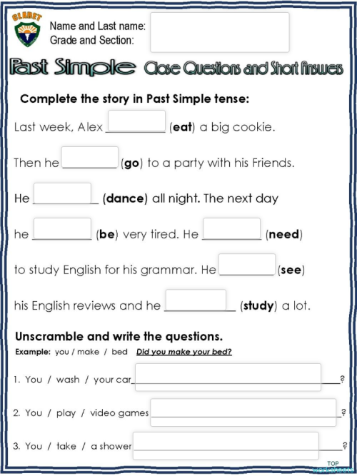 5th.grade. Review Grammar 4. Eval. Act.. Interactive worksheet ...