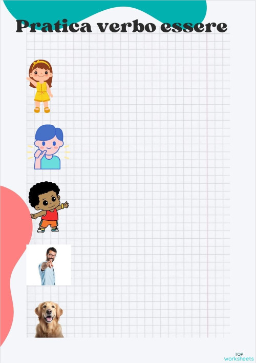 Verbo Essere E Verbo Avere Worksheet