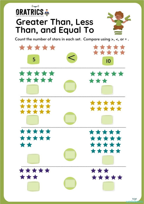 Grade 2 Page 23 (Comparing Numbers). Interactive worksheet | TopWorksheets