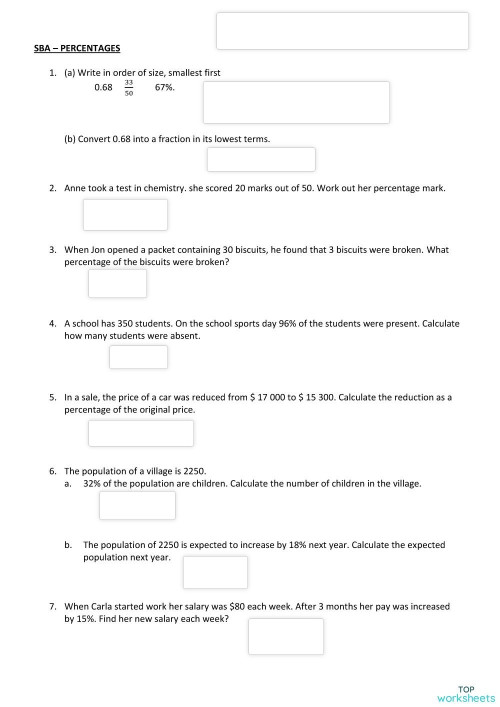 Math: interactive worksheets and online exercises | TopWorksheets