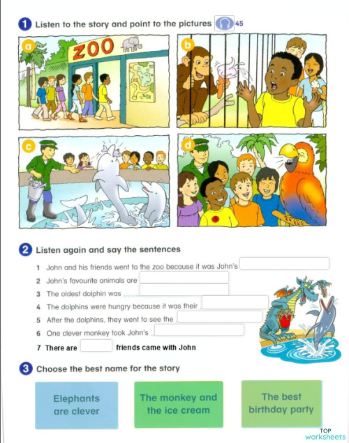 Unit 13, Lesson 3. Interactive worksheet | TopWorksheets