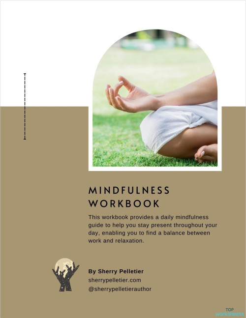 Mindfulness Workbook 1. Interactive worksheet | TopWorksheets
