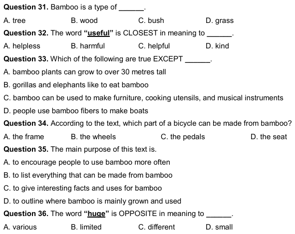 READING MULTIPLE CHOICE 10. Interactive worksheet | TopWorksheets
