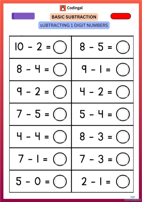 M_G01M07L16_WE01_Basic_Subtraction_(Within_10)_5. Interactive worksheet ...