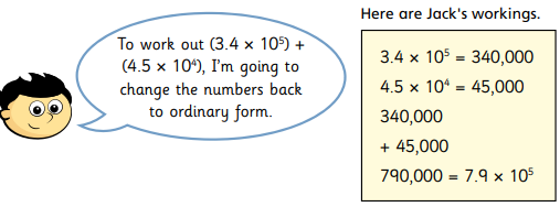Addition and subtraction of standard form. Interactive worksheet ...