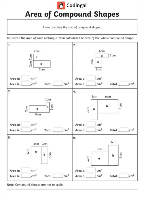 M_G04M15L51_WC02_Area of Compound Shapes. Interactive worksheet | TopWorksheets