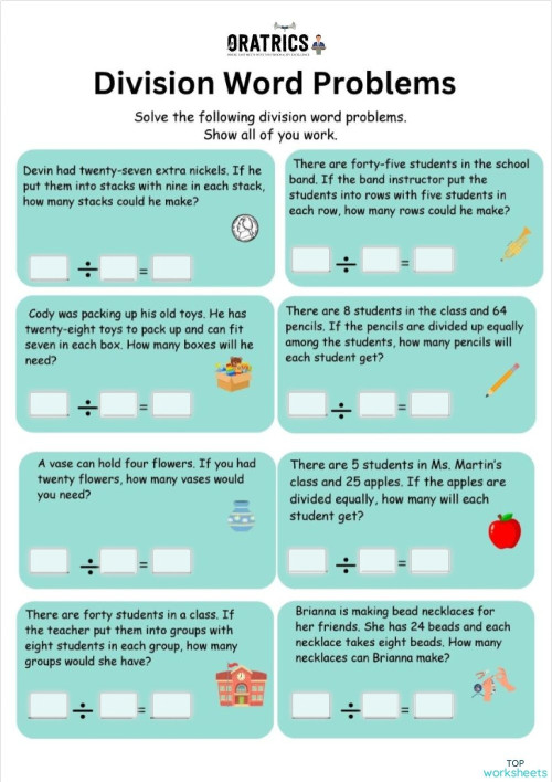 Division ZZ. Interactive worksheet | TopWorksheets