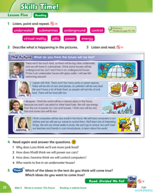 Unit 2 - Reading. Interactive worksheet | TopWorksheets