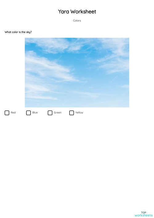 Yara Worksheet. Interactive worksheet | TopWorksheets