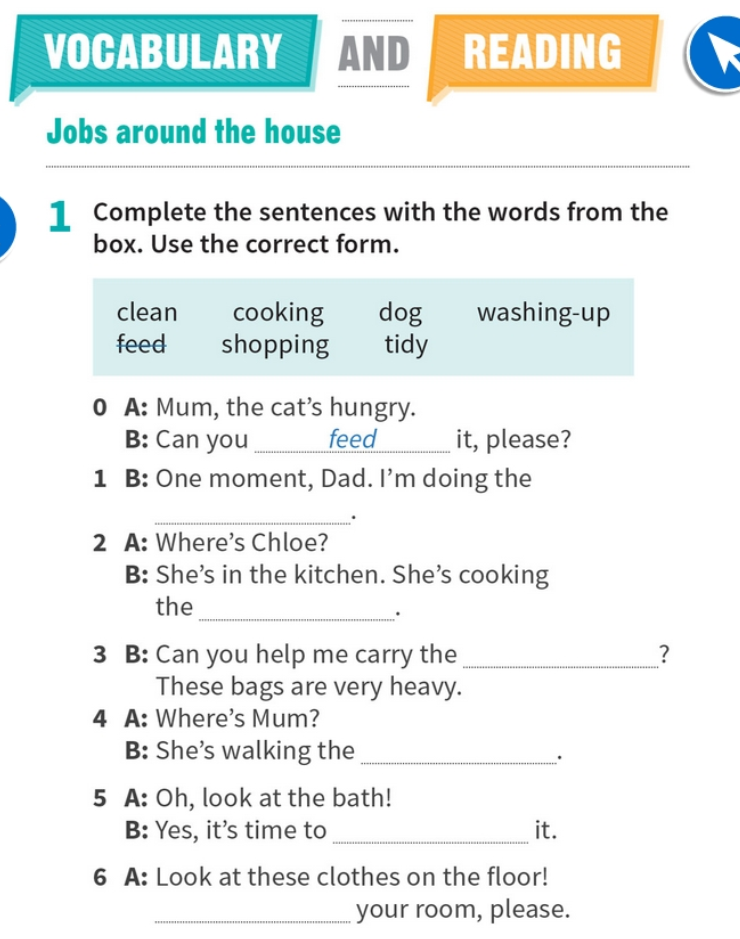 UNIT 10 VOCABULARY AND READING PAG 46. Interactive worksheet ...