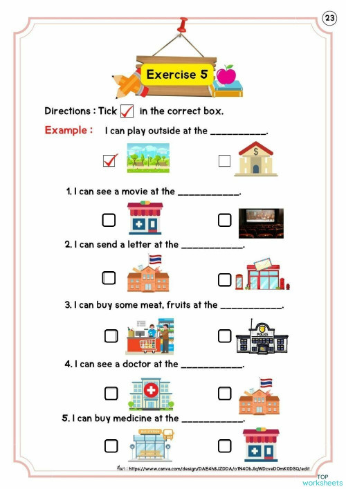 exercise 5. Interactive worksheet | TopWorksheets