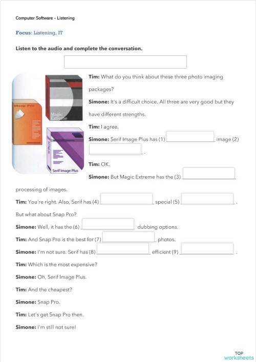 Business English - IT - Lesson 2B - Computer Software - Listening ...