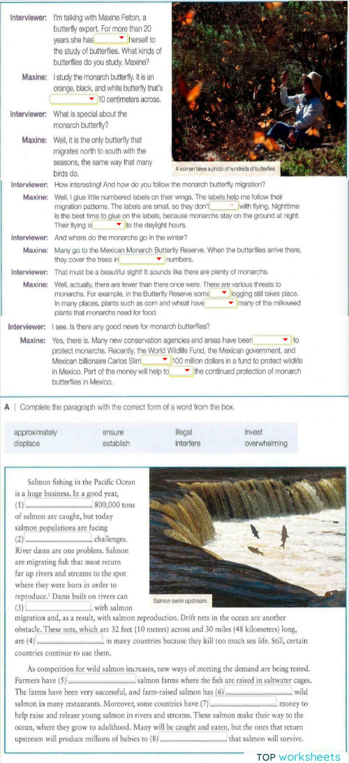 ALS 02 page 94-95. Interactive worksheet | TopWorksheets