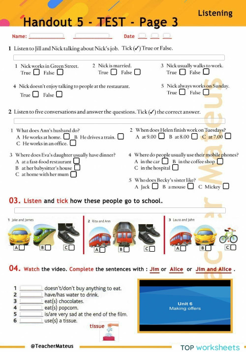 Other: interactive worksheets and online exercises | TopWorksheets