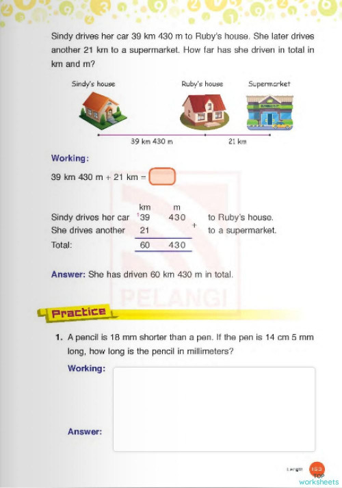 Length: interactive worksheets and online exercises | TopWorksheets