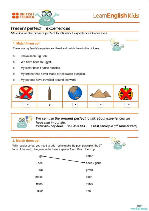 Interdisciplinary Homework. Interactive worksheet | TopWorksheets