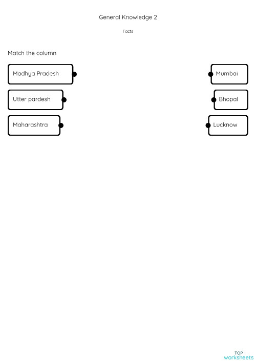 General Knowledge 2. Interactive worksheet | TopWorksheets
