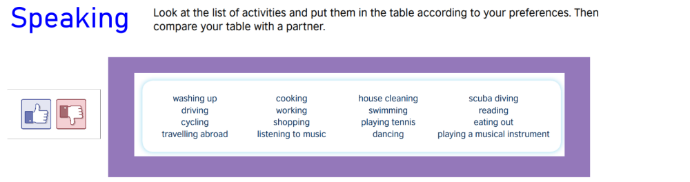 HOCOL 2.3 TALKING ABOUT THINGS WE LIKE. Interactive worksheet ...