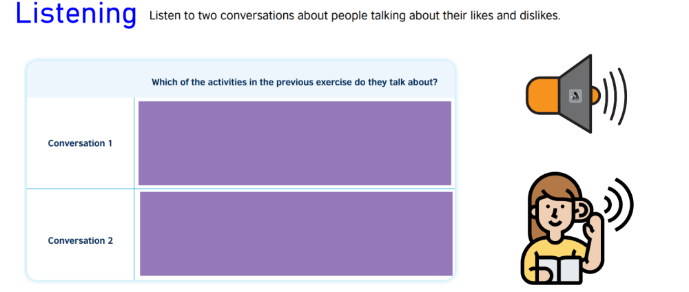 HOCOL 2.3 TALKING ABOUT THINGS WE LIKE. Interactive worksheet ...