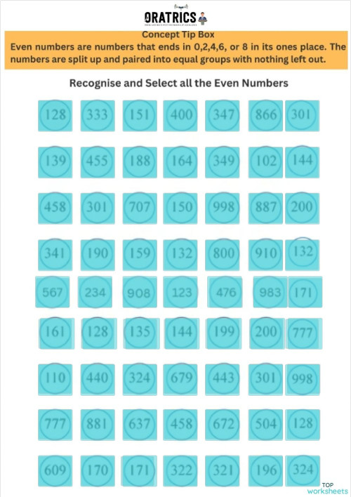 Math: interactive worksheets and online exercises | TopWorksheets
