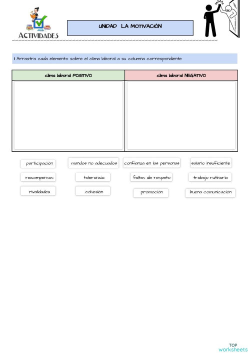 RE-TAREA 4 TECNICAS. Ficha interactiva | TopWorksheets
