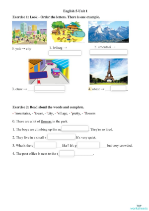 Grade 5-Unit 1. Interactive worksheet | TopWorksheets