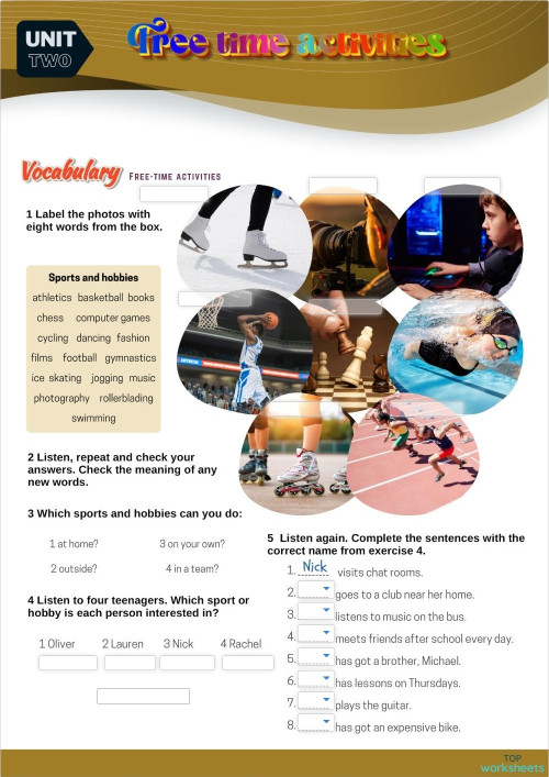 WRITING ABOUT FRUITS!. Interactive worksheet | TopWorksheets