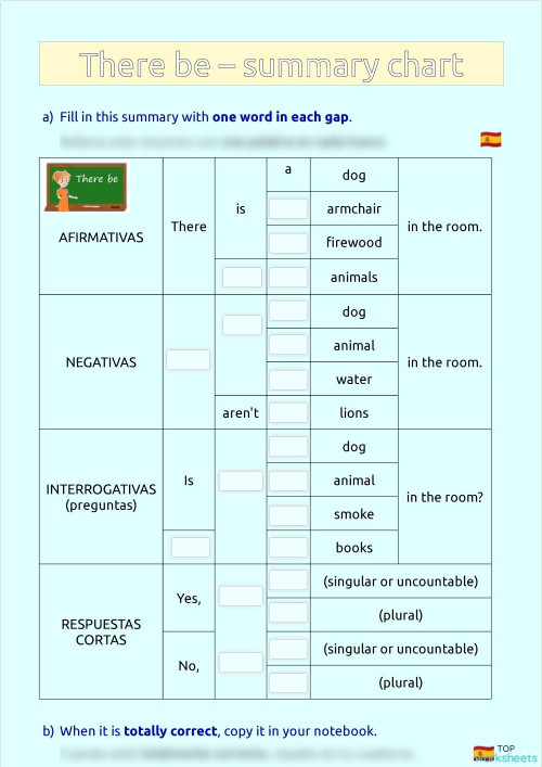 06 - There be. Interactive worksheet | TopWorksheets
