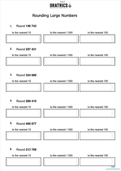 Number System MMM. Interactive worksheet | TopWorksheets