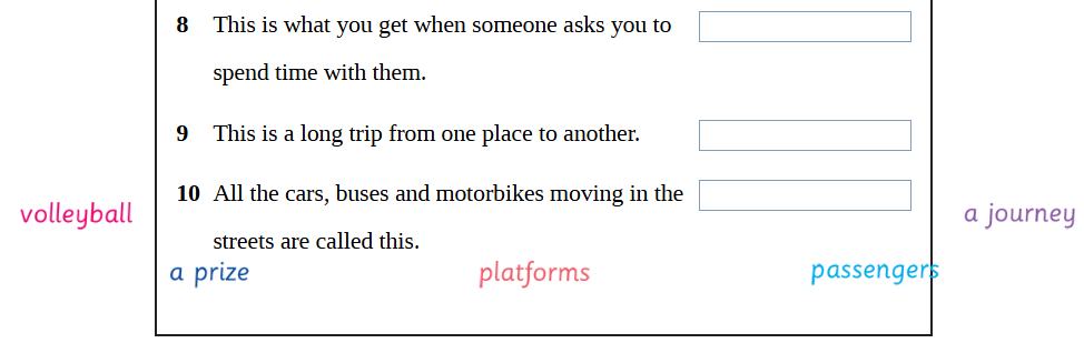 SKILLS BUILDER FOR YOUNG LEARNERS FLYERS 2 UNIT3Reading & Writing. Interactive worksheet ...