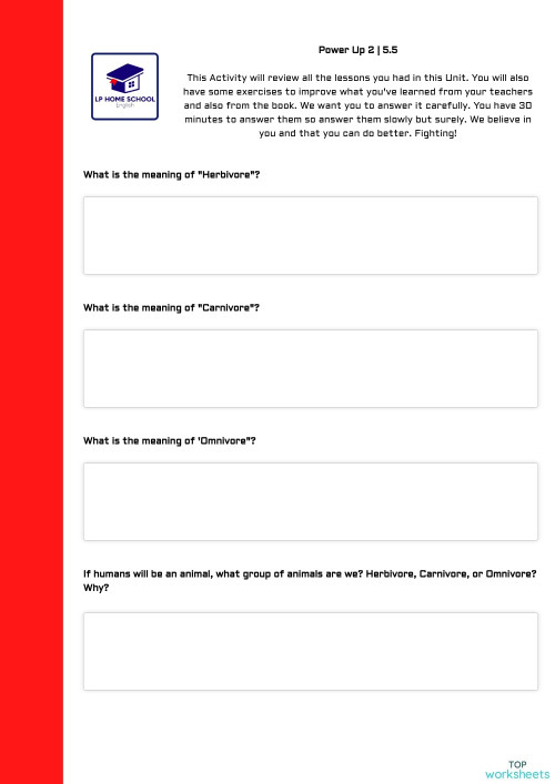Power Up 2 | 5.5. Interactive worksheet | TopWorksheets