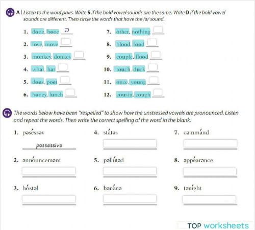 AP1unit5page22and23. Interactive worksheet | TopWorksheets
