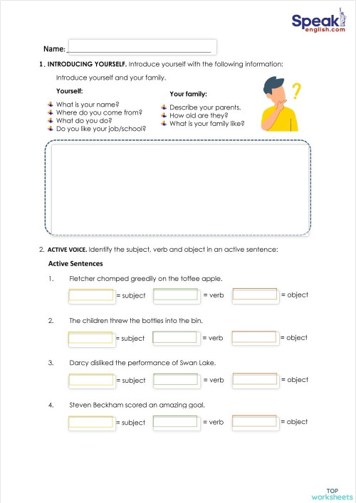 Intermediate 2 - Exam. Interactive worksheet | TopWorksheets