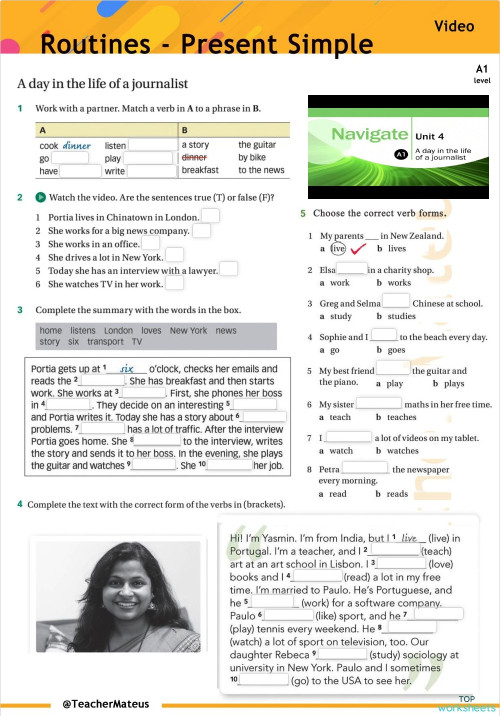 Listening: interactive worksheets and online exercises | TopWorksheets