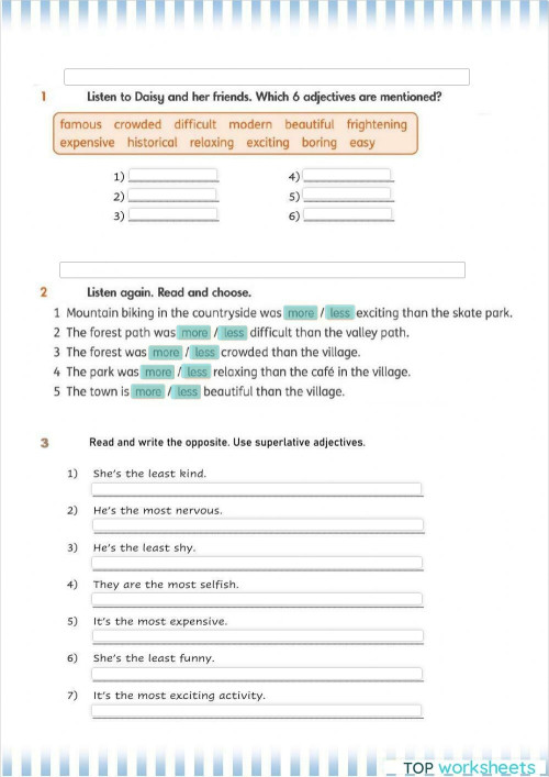 Other: interactive worksheets and online exercises | TopWorksheets