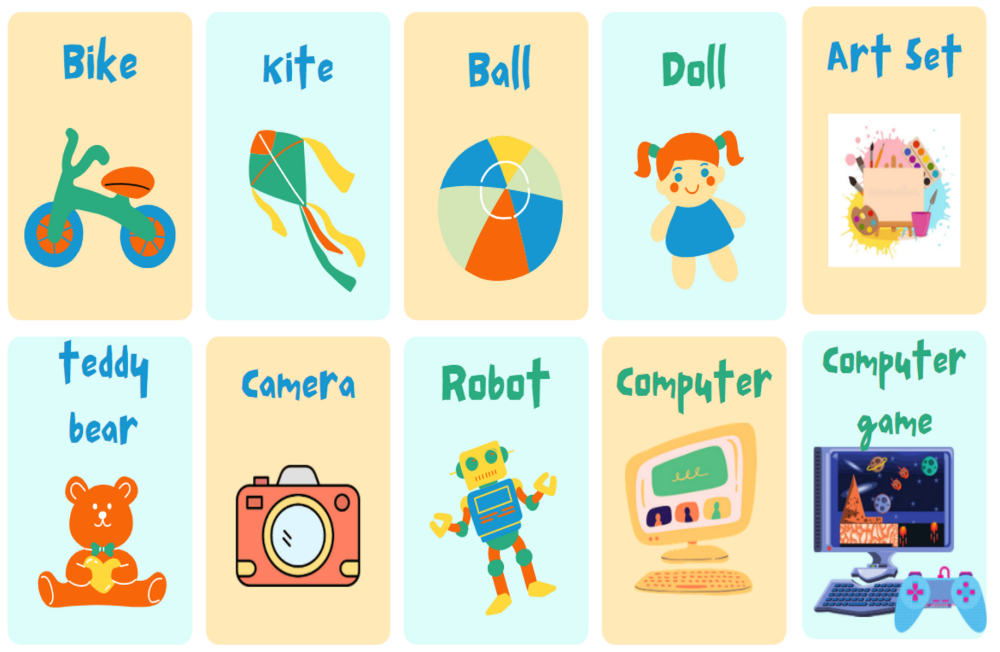 Toys-Look and match. Ficha interactiva | TopWorksheets