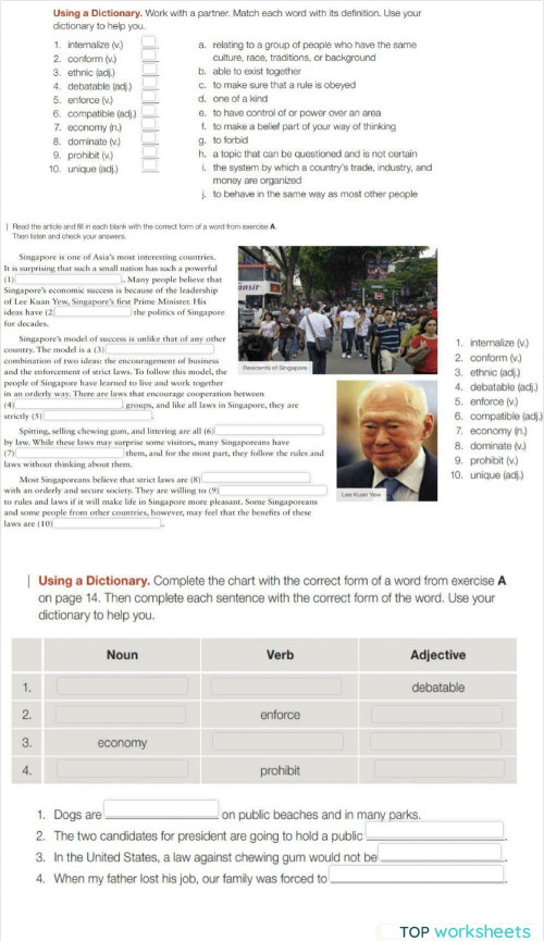 ALS1 unit 1 p.15-16. Interactive worksheet | TopWorksheets