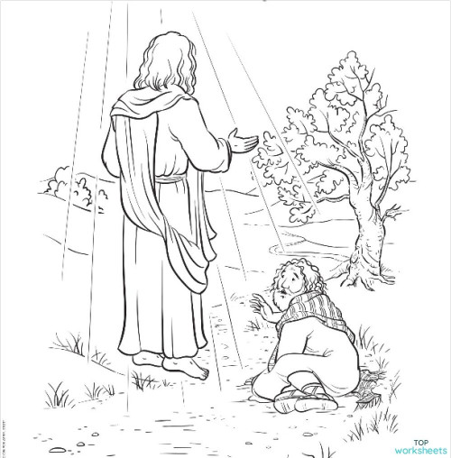 pablo conoce a jesus. Ficha interactiva | TopWorksheets