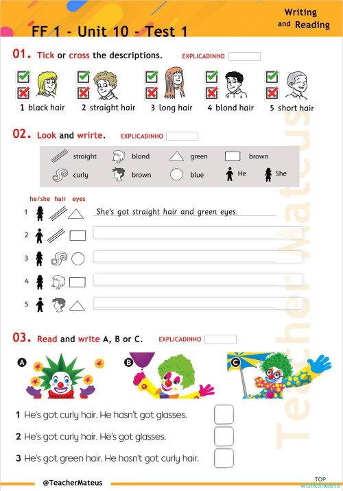 A Typical Week. Interactive worksheet | TopWorksheets