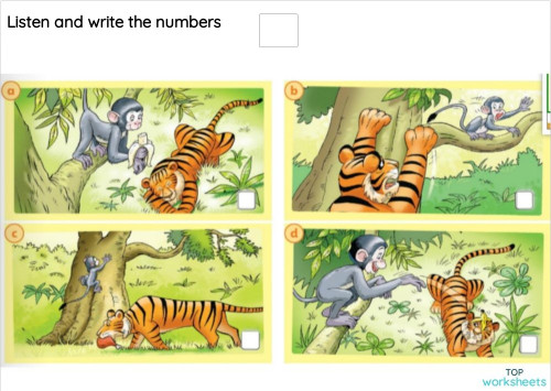 4th grade A naughty monkey(1) 2 level. Interactive worksheet ...