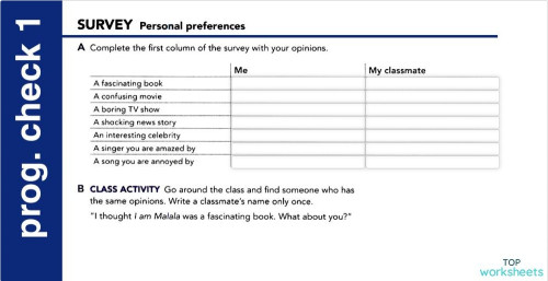 IC214 progress check 01. Interactive worksheet | TopWorksheets