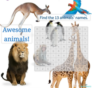 Amazing Animals. Interactive worksheet | TopWorksheets