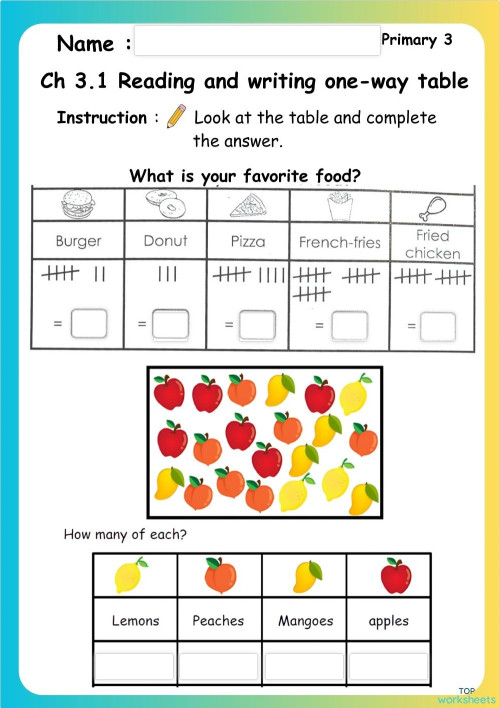 Pictogram: interactive worksheets and online exercises | TopWorksheets