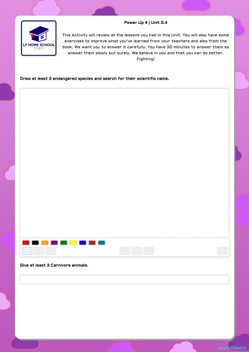 Power Up 4 | Unit 2.4. Interactive worksheet | TopWorksheets