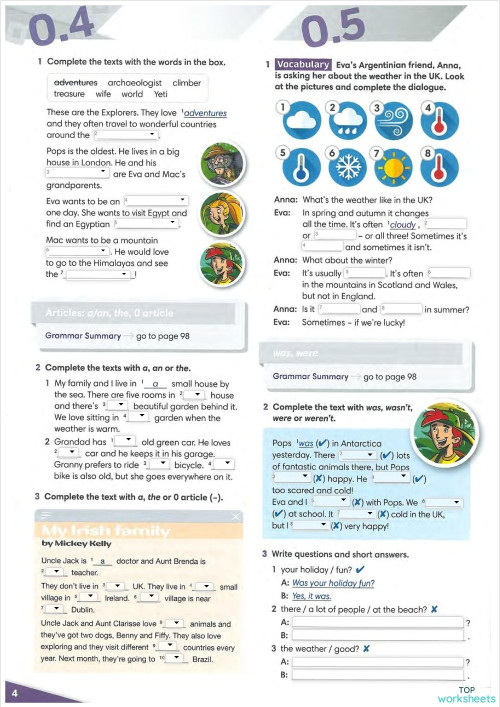 Interactive worksheets and online exercises in Kazakhstan | TopWorksheets