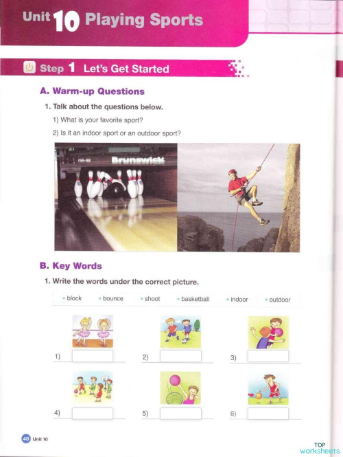 Step by step listening 2 (unit 10). Bài tập tương tác | TopWorksheets