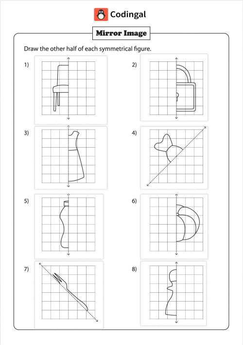M_G04M17L54_WE02_Draw the other half of each symmetrical figure ...