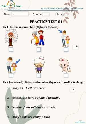 GS1 - PRACTICE TEST 1. Interactive worksheet | TopWorksheets