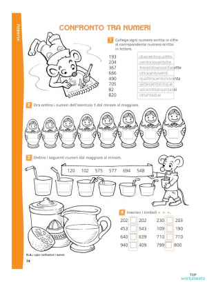 Matematica: schede interattive ed esercizi online | TopWorksheets