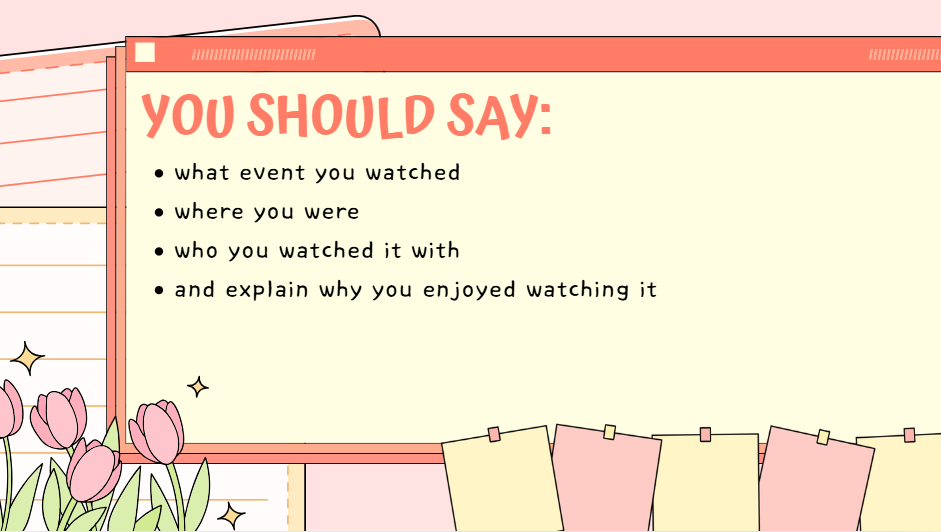 DESCRIBE AN EVENT. Interactive worksheet | TopWorksheets